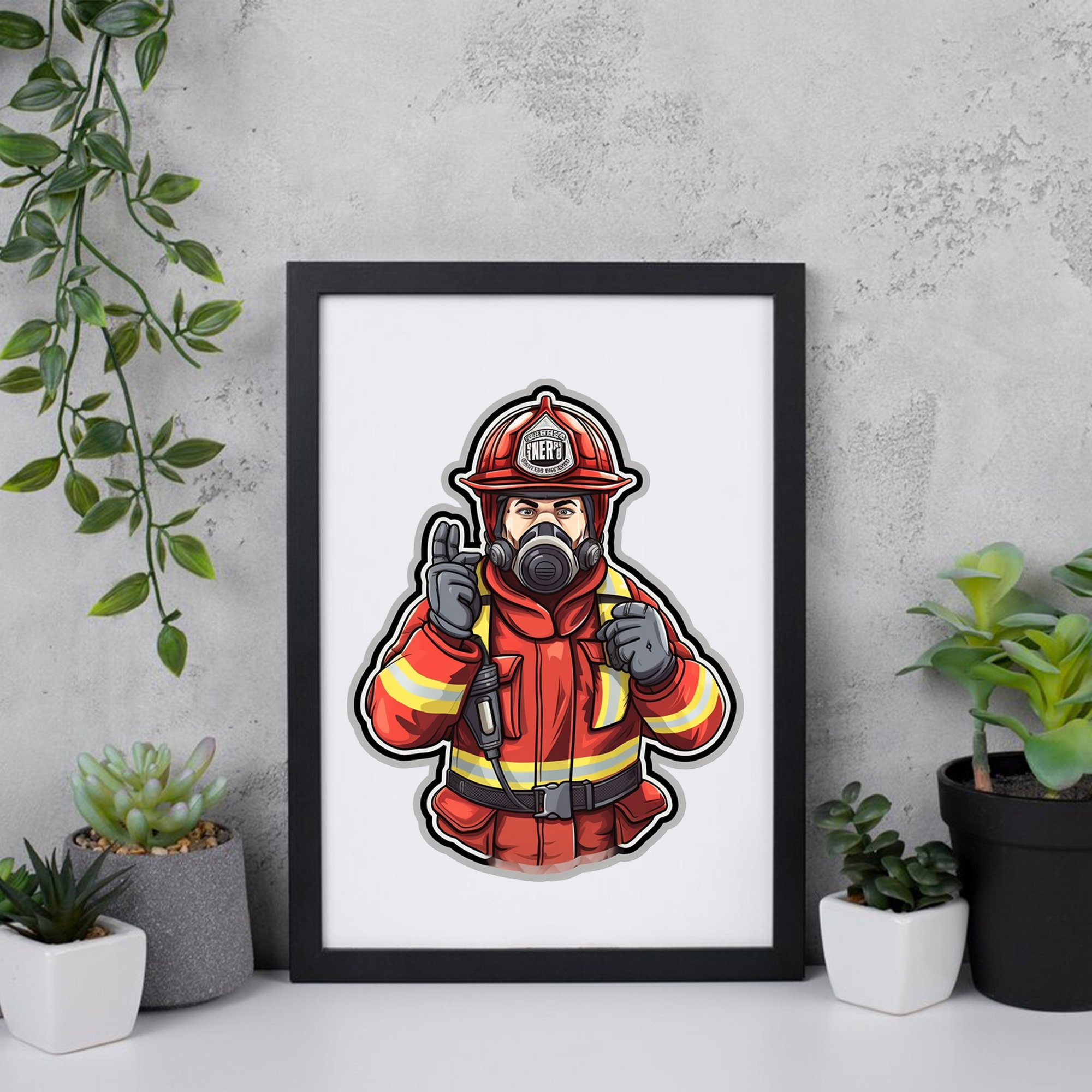 Firefighter Clipart Firefighter Png Fire Truck Png Sublimation Designs ...