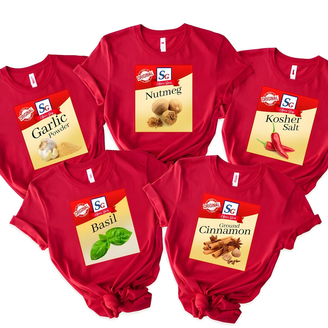 Spice Girl Halloween Costume,spice Girl Group Shirt,group Matching ...