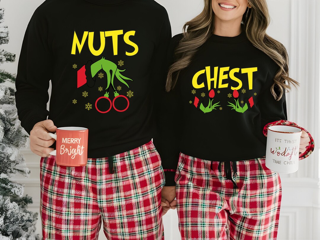 Christmas Vacation Sweatshirt, Chestnuts Christmas Couple Matching ...