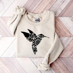 Hummingbird Sweatshirt, Gift for Her, Spring Bird Hoodie, Bird ...