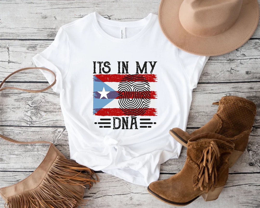 It's in My DNA Puerto Rico Pride Shirt, Womens Heritage Month Gift ...