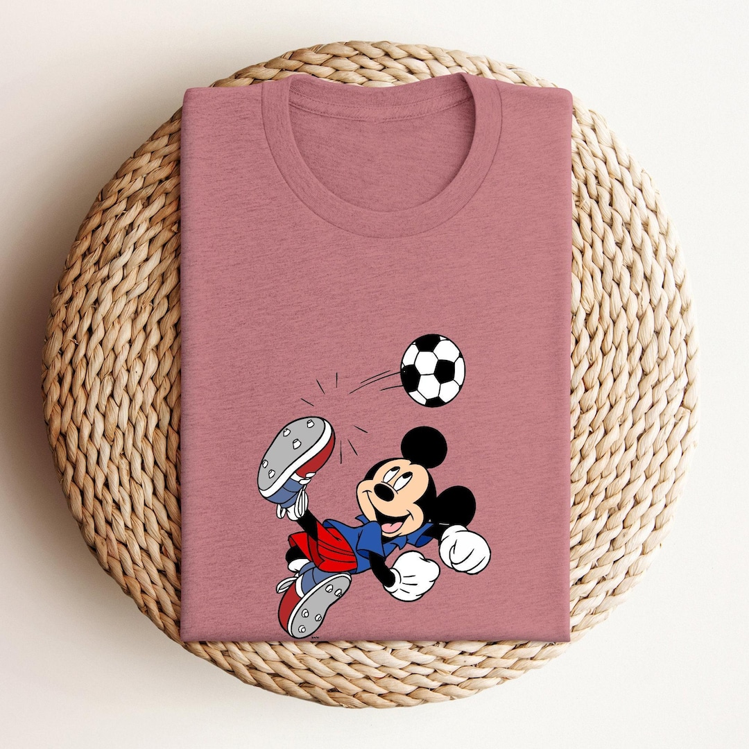 Mickey Soccer Shirt, Mickey Head Shirt, Disney Soccer Shirt, Soccer ...