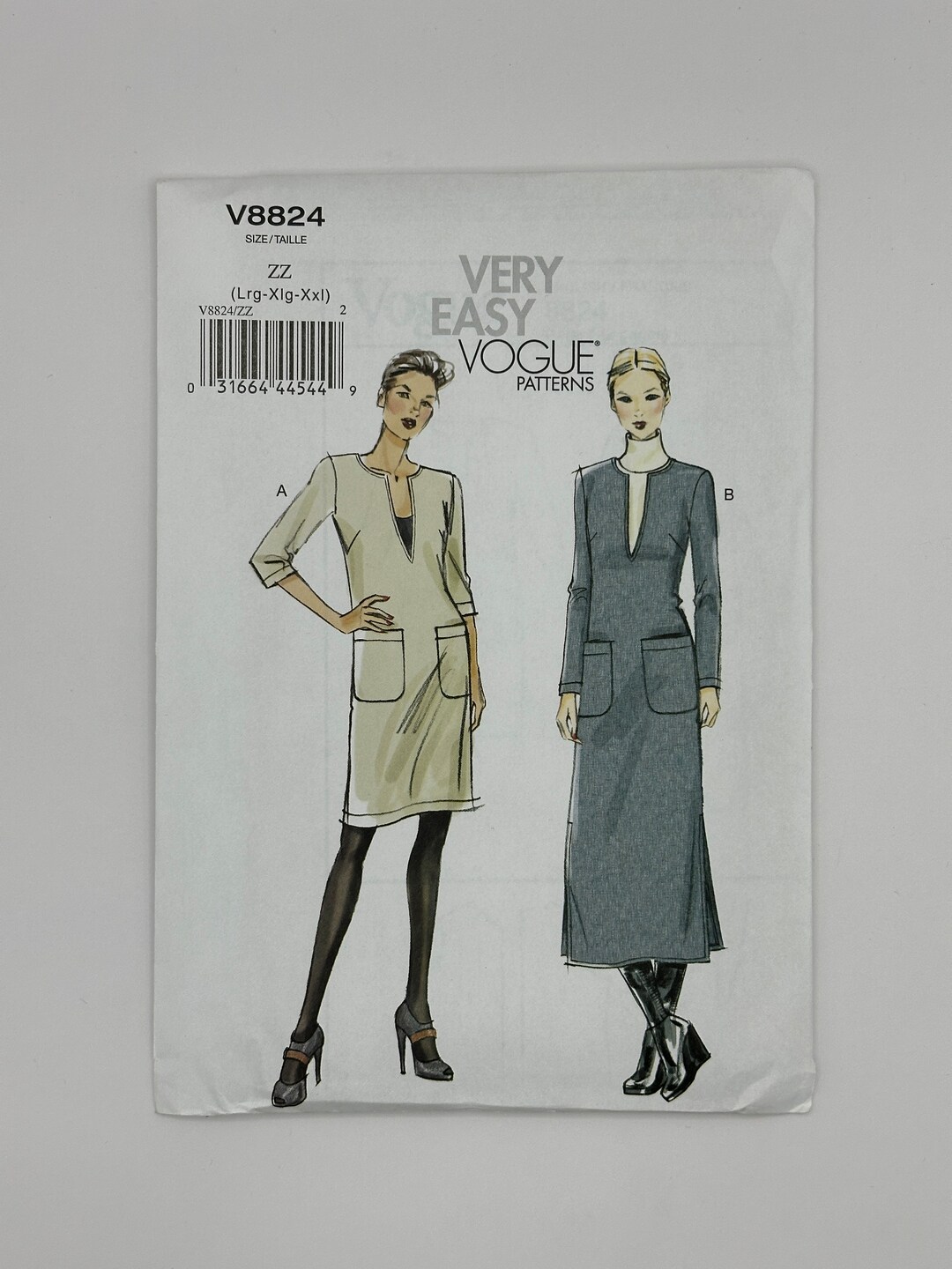 Vogue Very Easy Design Sewing Pattern V8824 (new, Unused) - Etsy