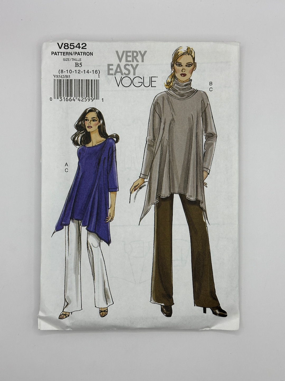 Vogue Very Easy Sewing Pattern V8542 (new, Unused) - Etsy