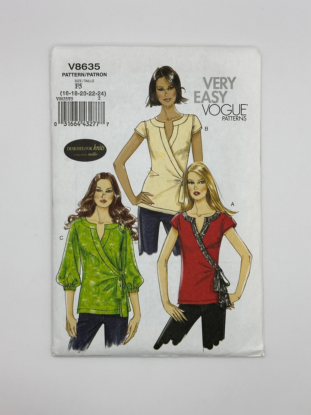 Vogue Very Easy Design Sewing Pattern V8635 (new, Unused) - Etsy