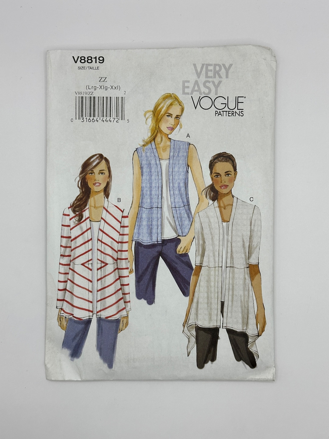 Vogue Very Easy Sewing Pattern V8819 (new, Unused) - Etsy