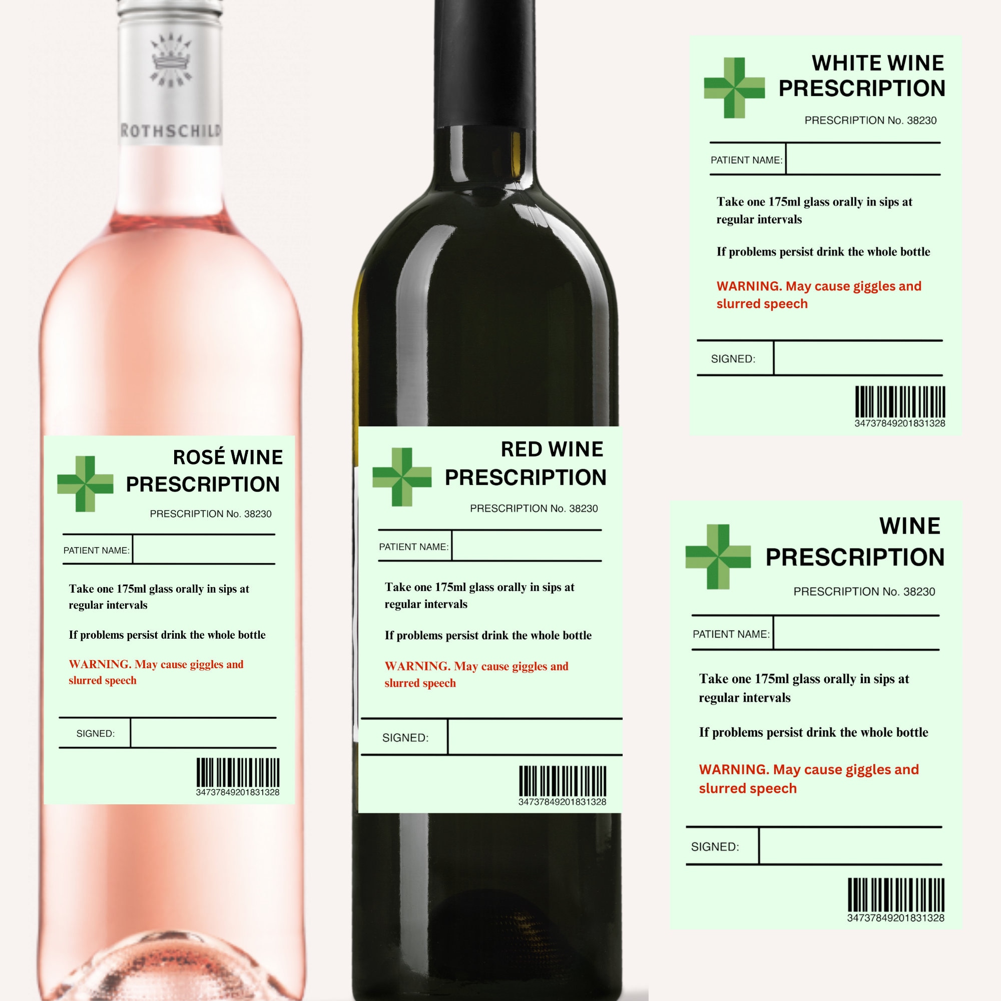 Prescription Label, Digital Download Label, Instant Access, Editable ...
