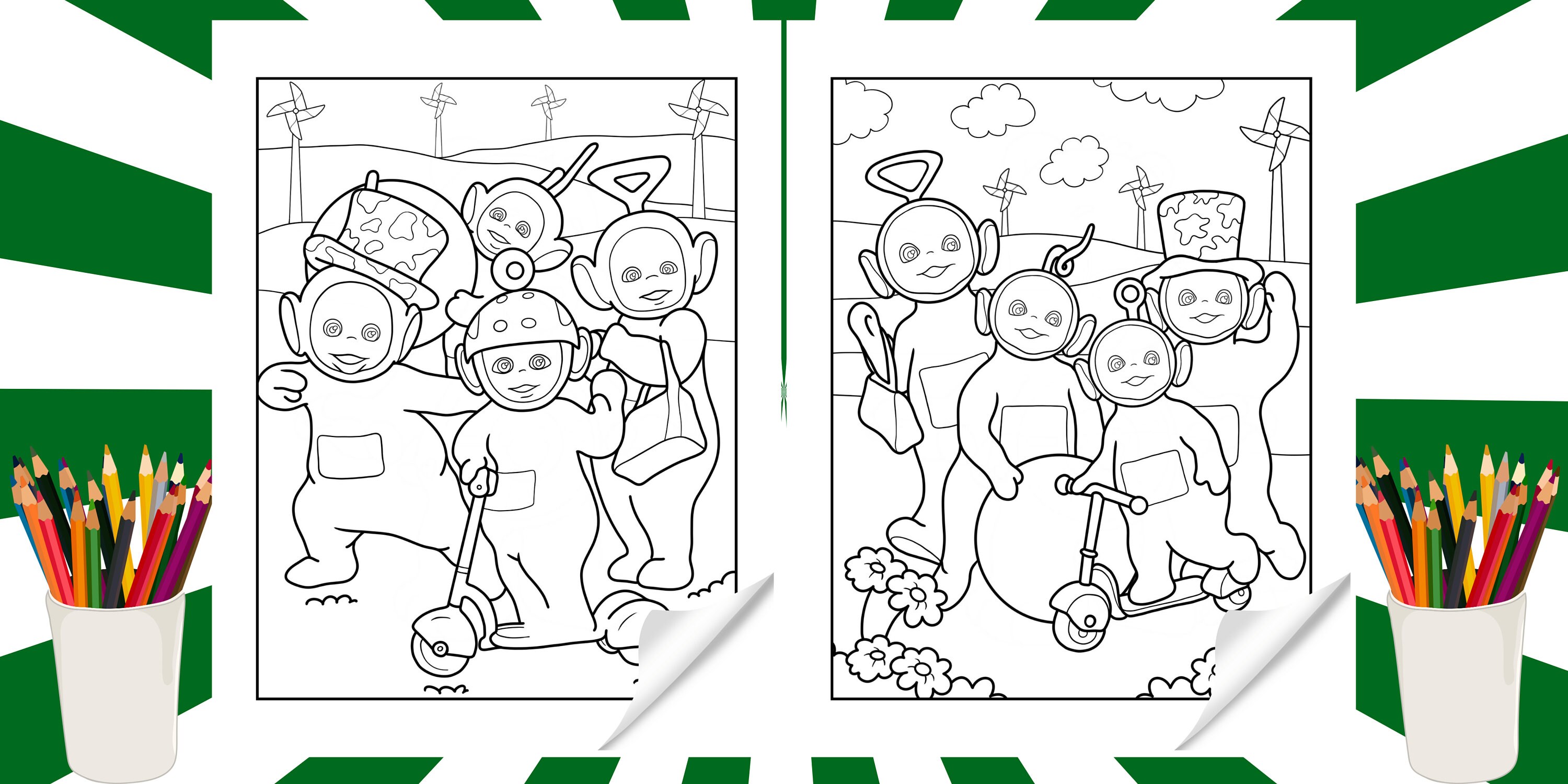 Teletubbies Coloring Books 20 Coloring Pages Printable Coloring Pages ...