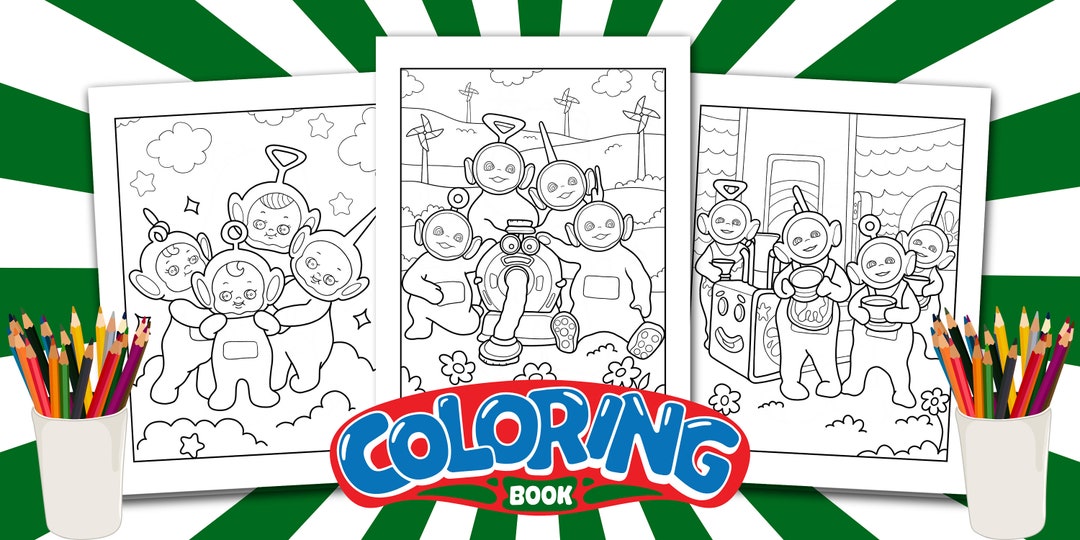Teletubbies Coloring Books 20 Coloring Pages Printable Coloring Pages ...