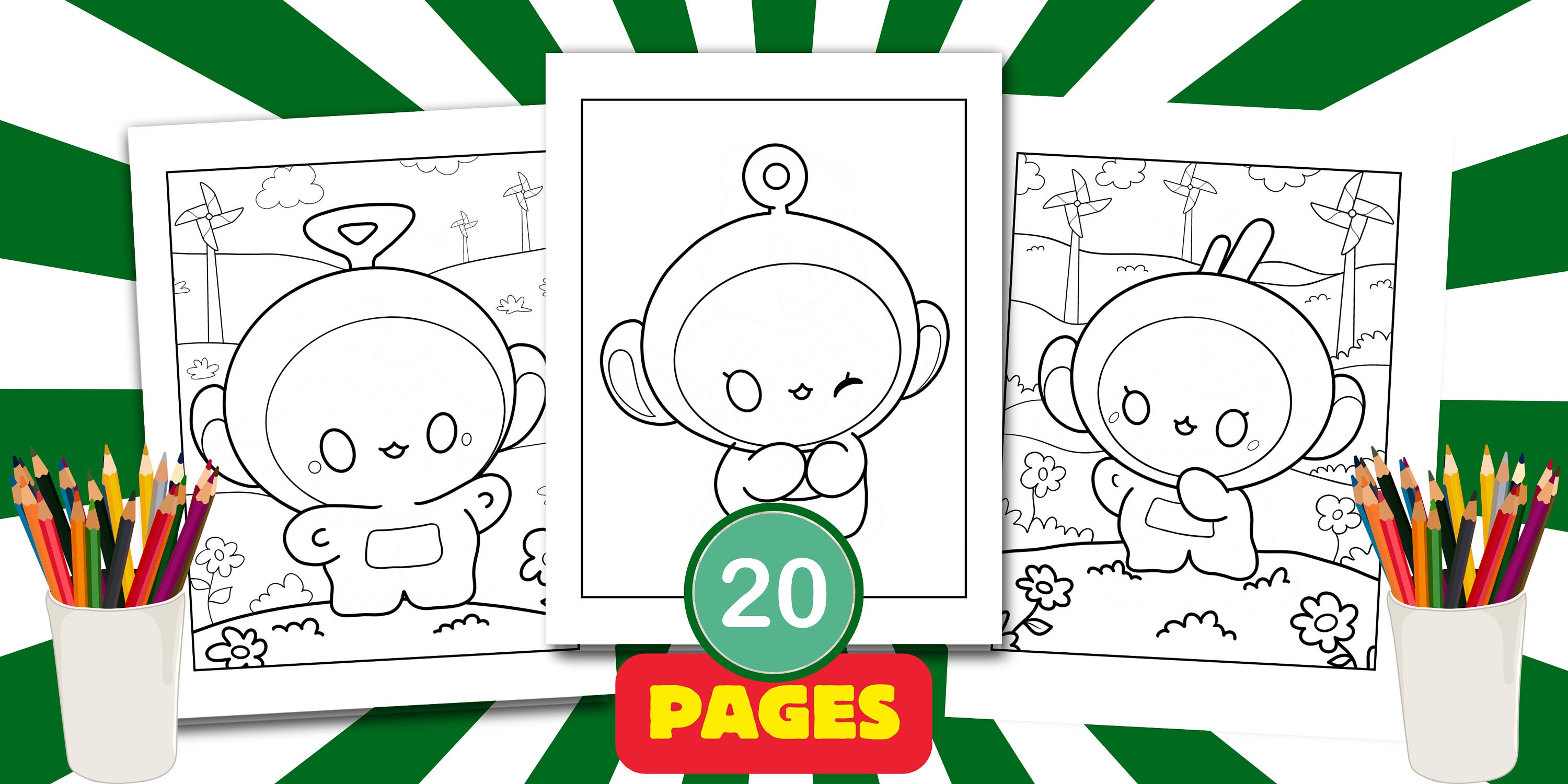 Teletubbies Coloring Books 20 Coloring Pages Printable Coloring Pages ...