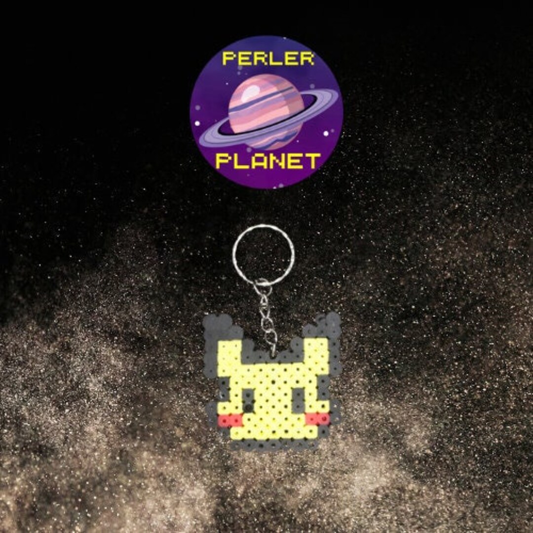 Hama/perler Bead Pixel Art Keyrings - Etsy UK