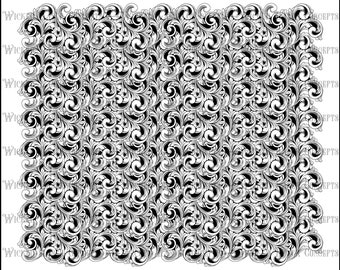 Engraving Firearms Design Seamless Scroll Pattern - Etsy