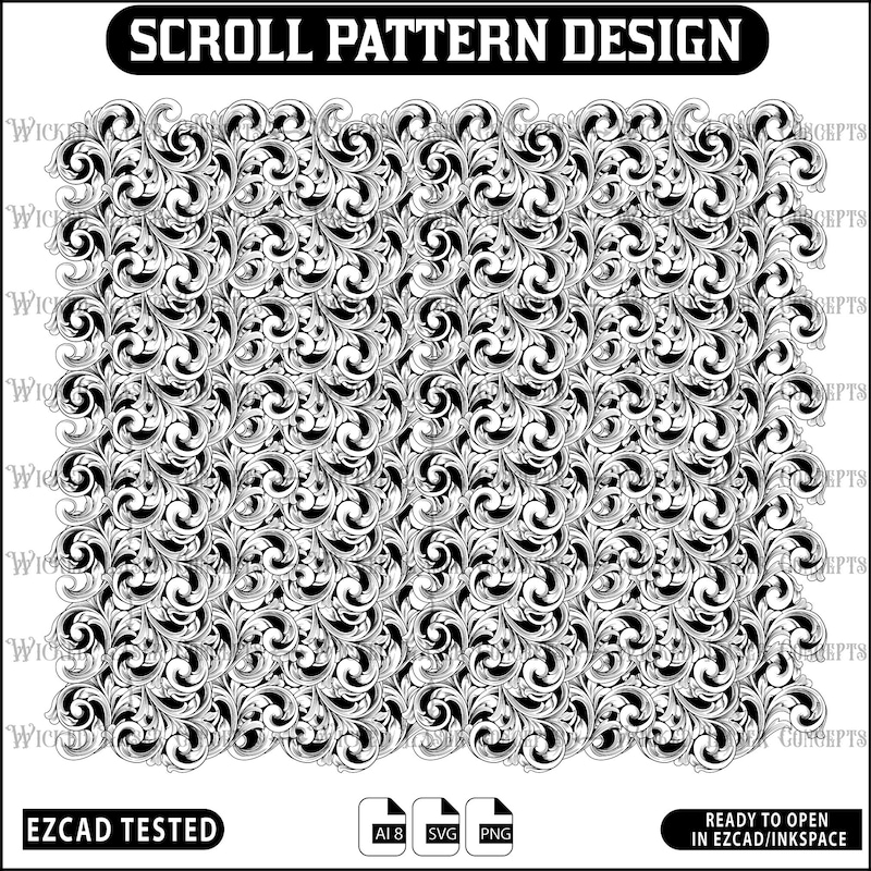 Scroll Engraving Patterns - Etsy