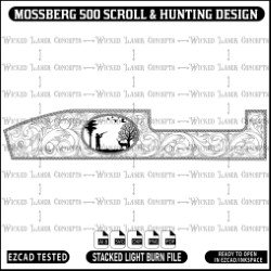Mossberg 500 .410 Scroll Design With Hunter - Etsy