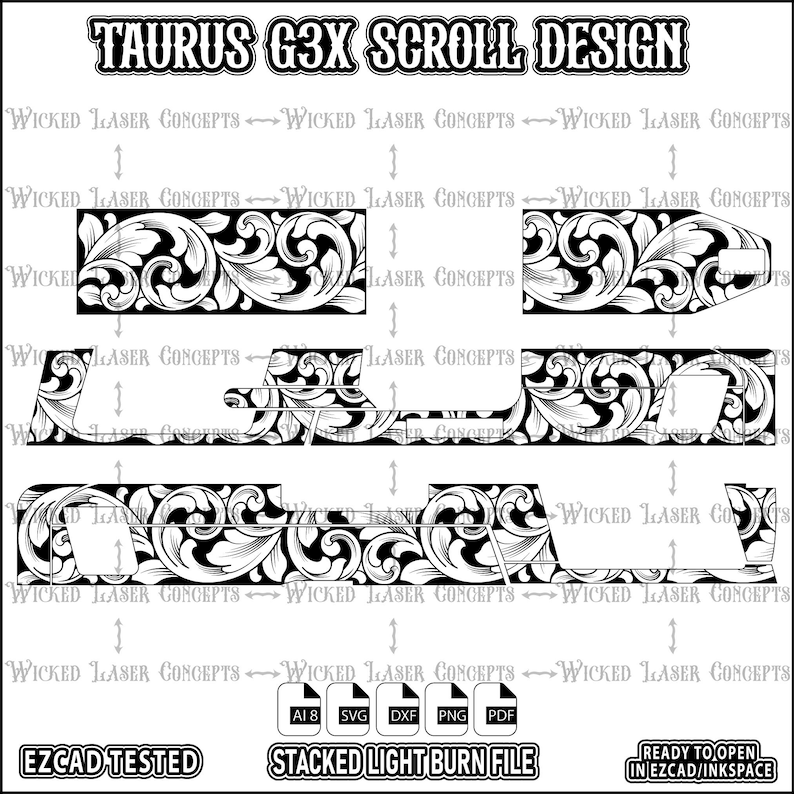 Taurus GX3 Scroll File - Etsy