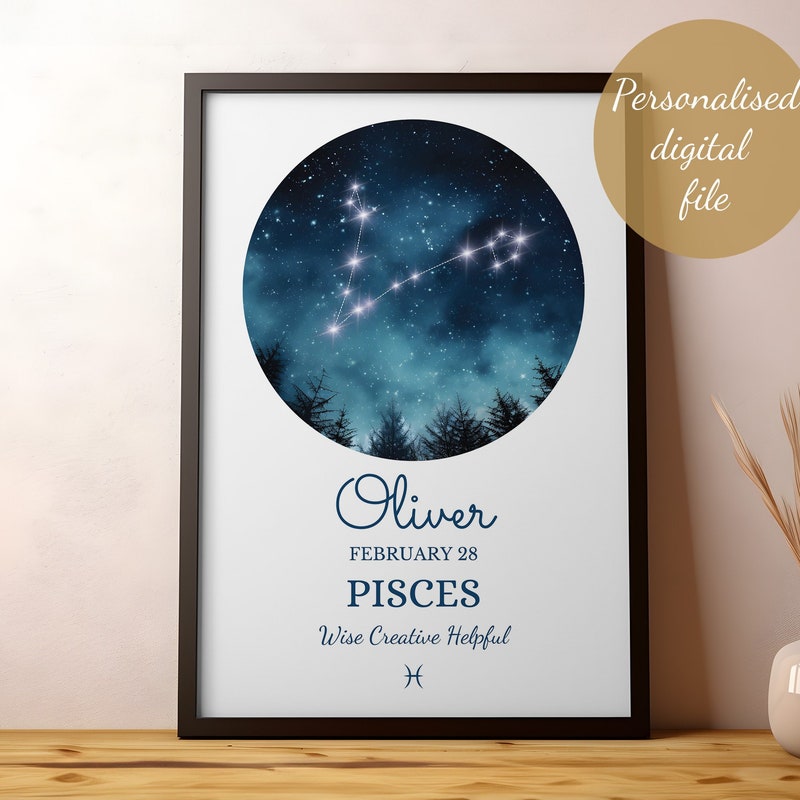 Pisces Constellation - Etsy