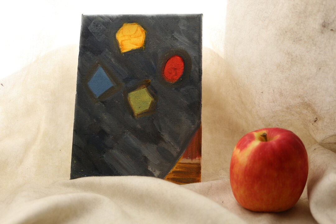 Control - Original Oil Painting, Wall Art, Handmade Decoration, Oil on ...