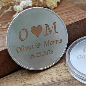 Engraved Tossing Coin for Couples/custom Name Coin/couple Decision Coin ...