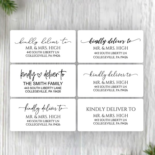 Guest List Stickers - Etsy