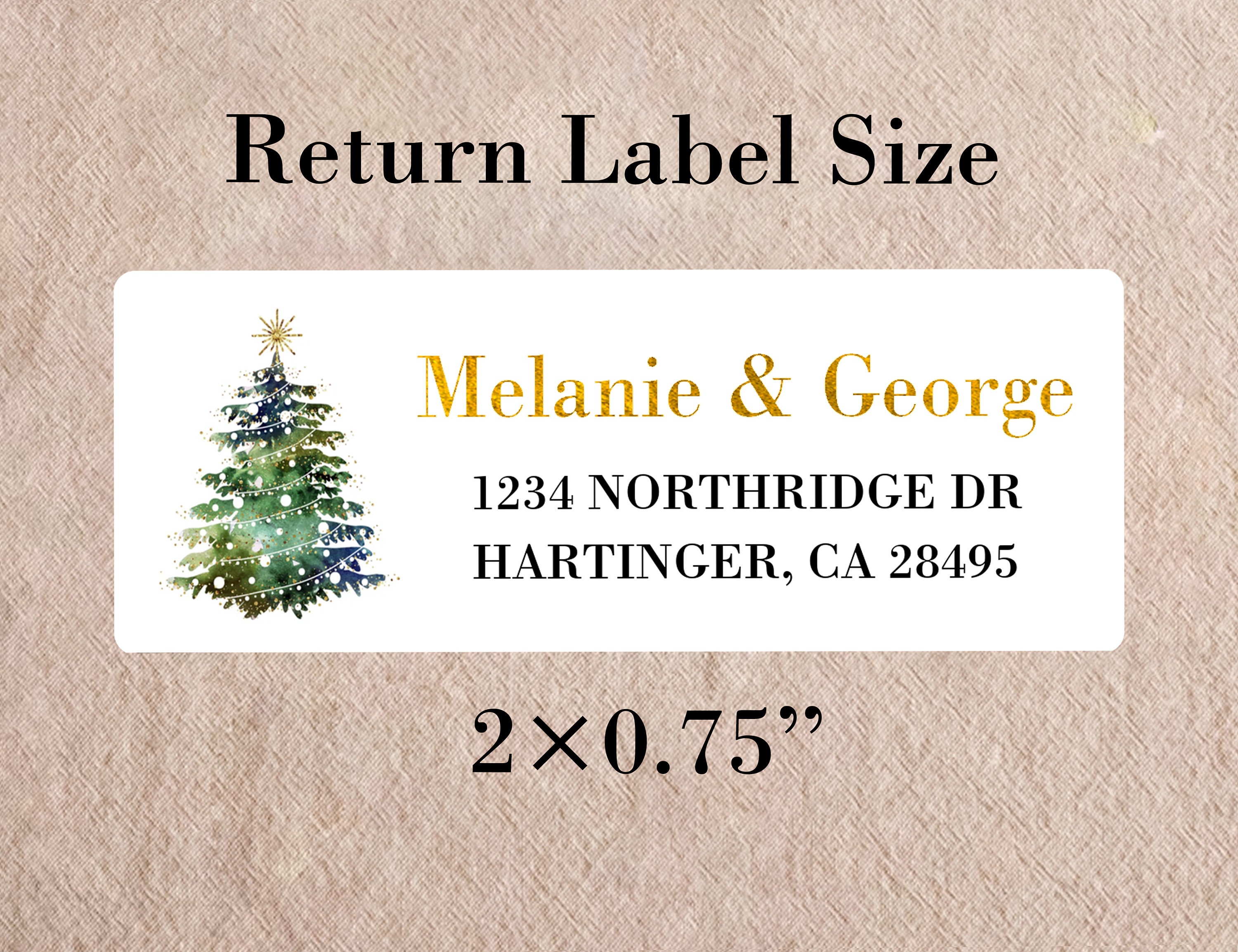 Holiday Address Labels Christmas Address Labels Holiday Mailing ...