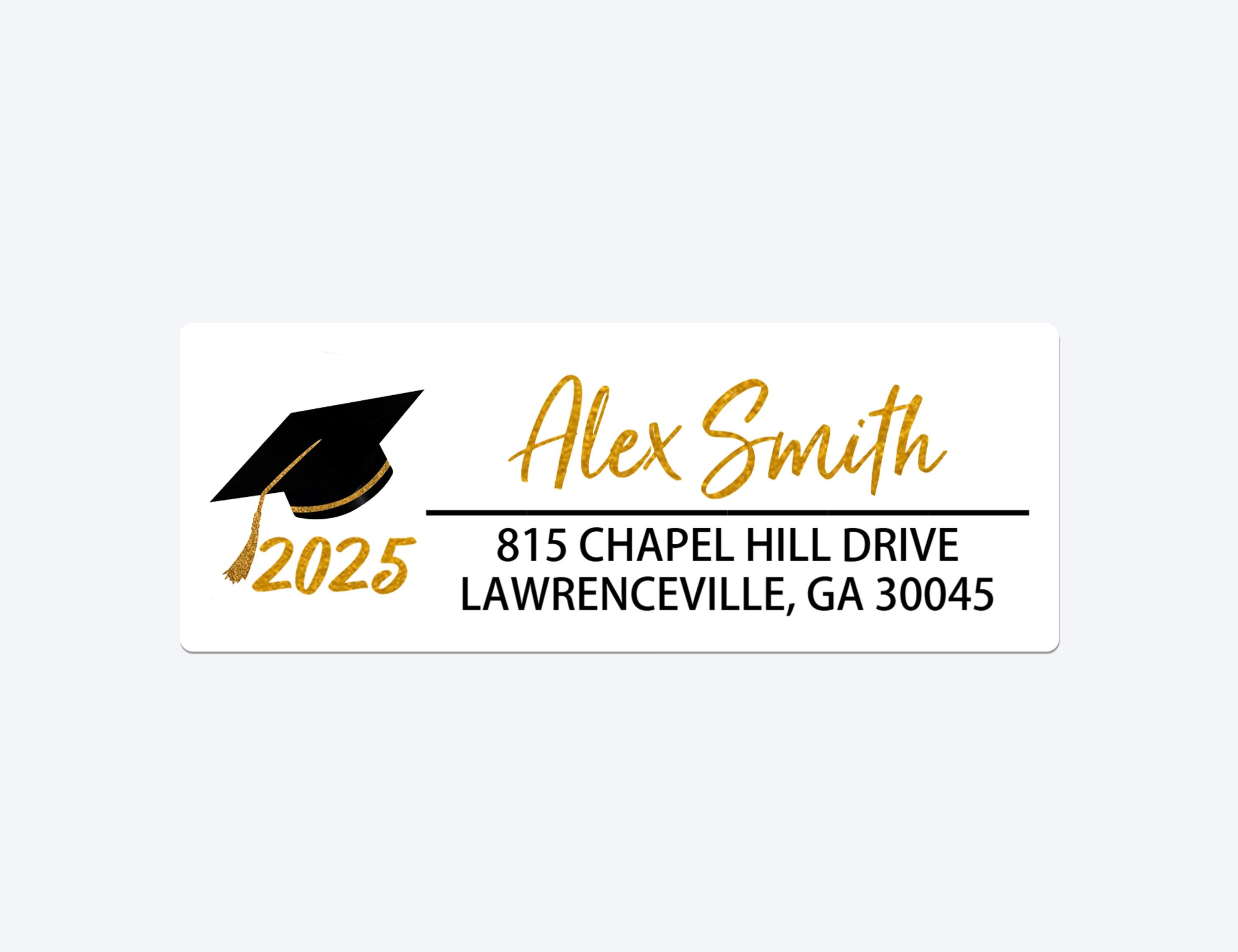 Graduation Return Address Labels/graduation Address Labels 2024 ...