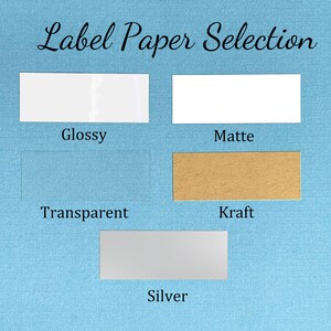 Personalized Address Labels Clear Matte Return Address Labels Custom ...