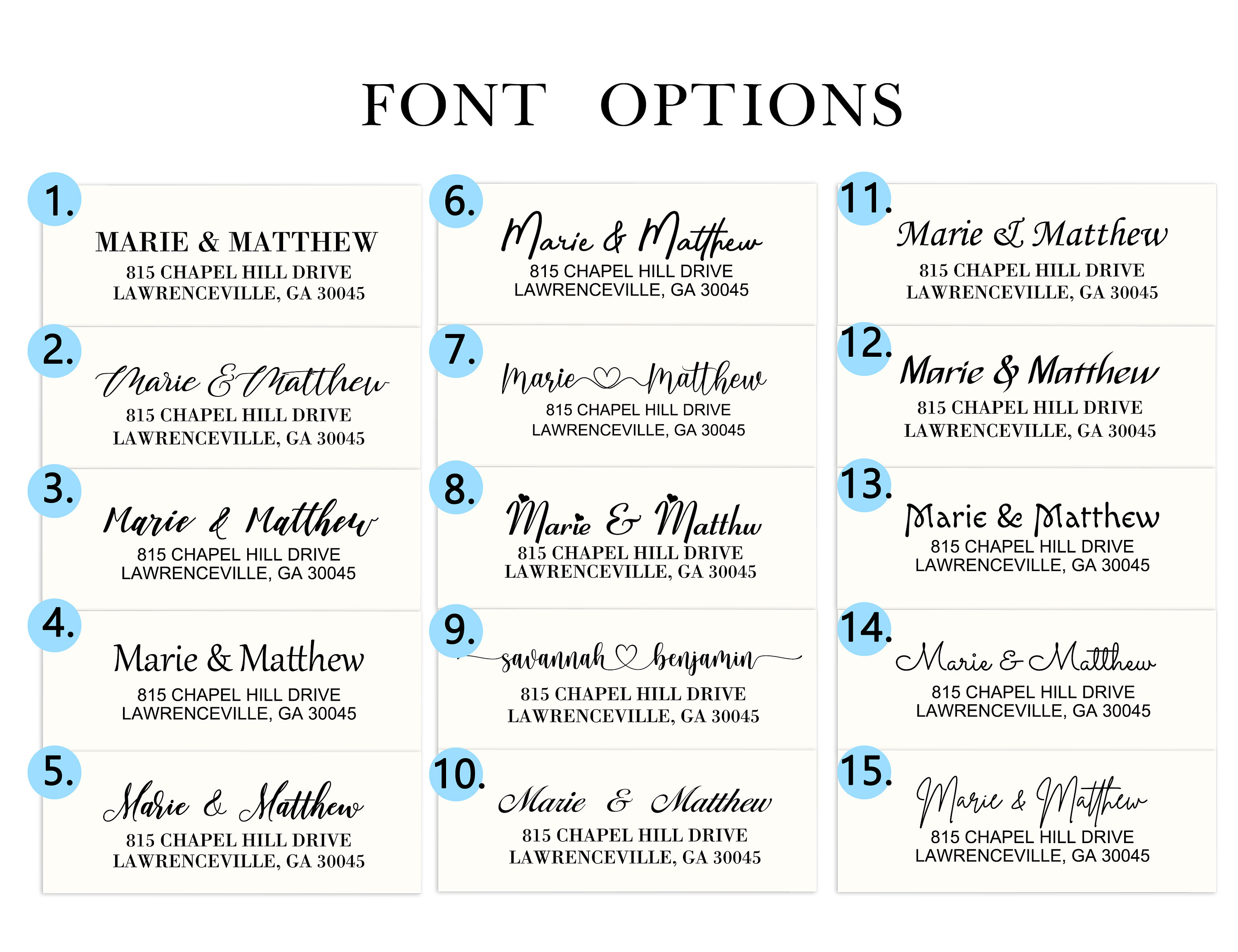 New Home Return Address Labels/usa Map Custom Personalized Heart Print ...