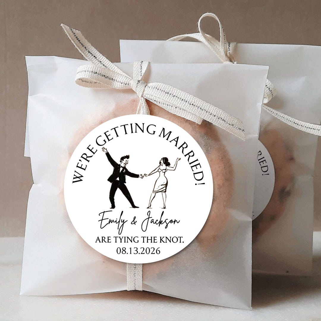 Personalized Wedding Label Stickers/wedding Favors Bag Label/thank You ...