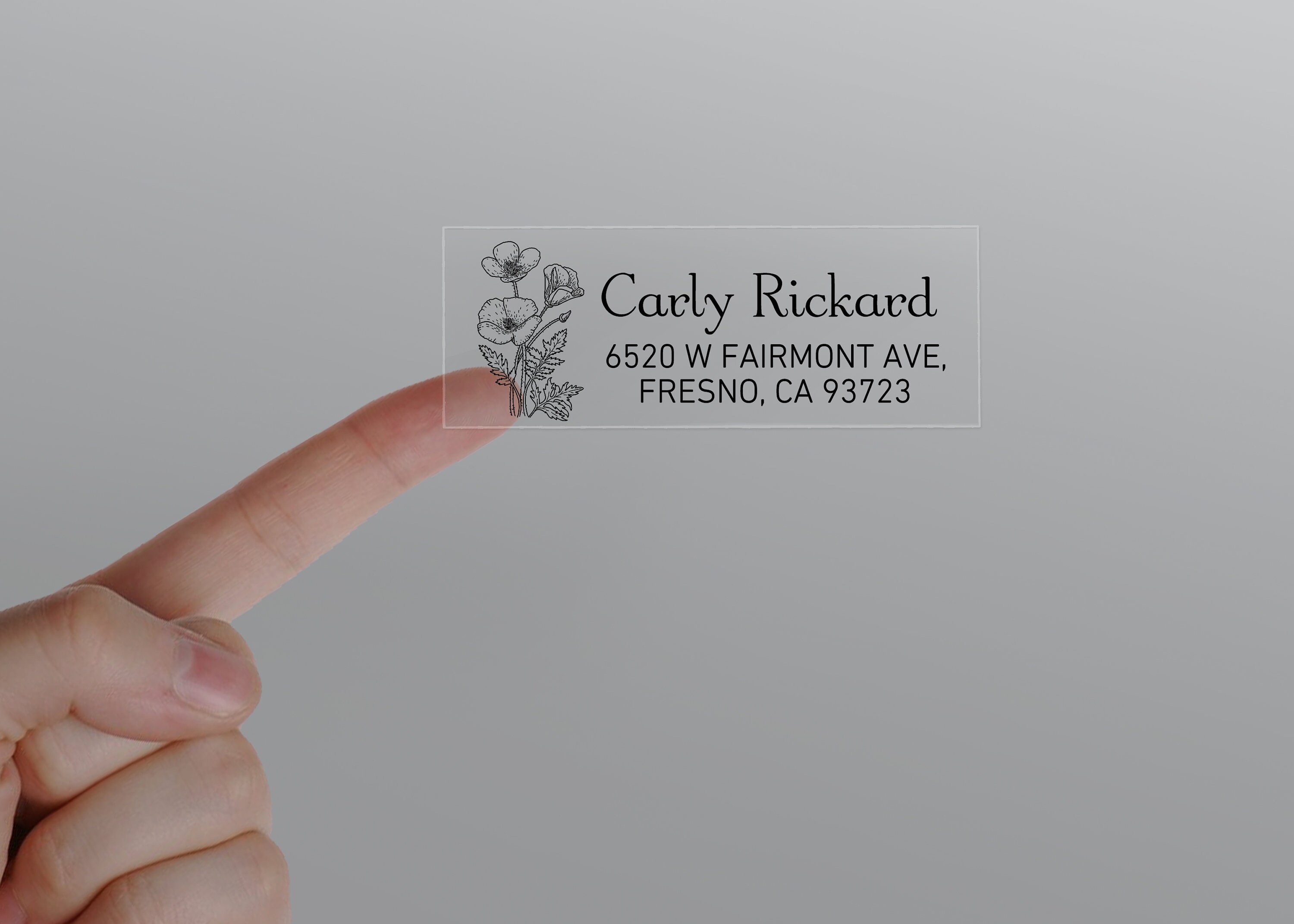 Floral Return Address Labels/american State Flowers Printed Mailing ...