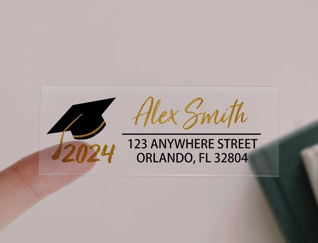 Graduation Return Address Labels/graduation Address Labels 2024 ...