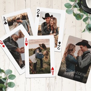 Custom Photo Poker Cards/custom Wedding Playing Cards/personalized ...