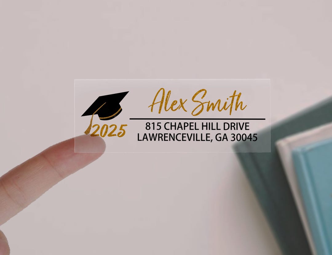 Graduation Return Address Labels/graduation Address Labels 2024 ...