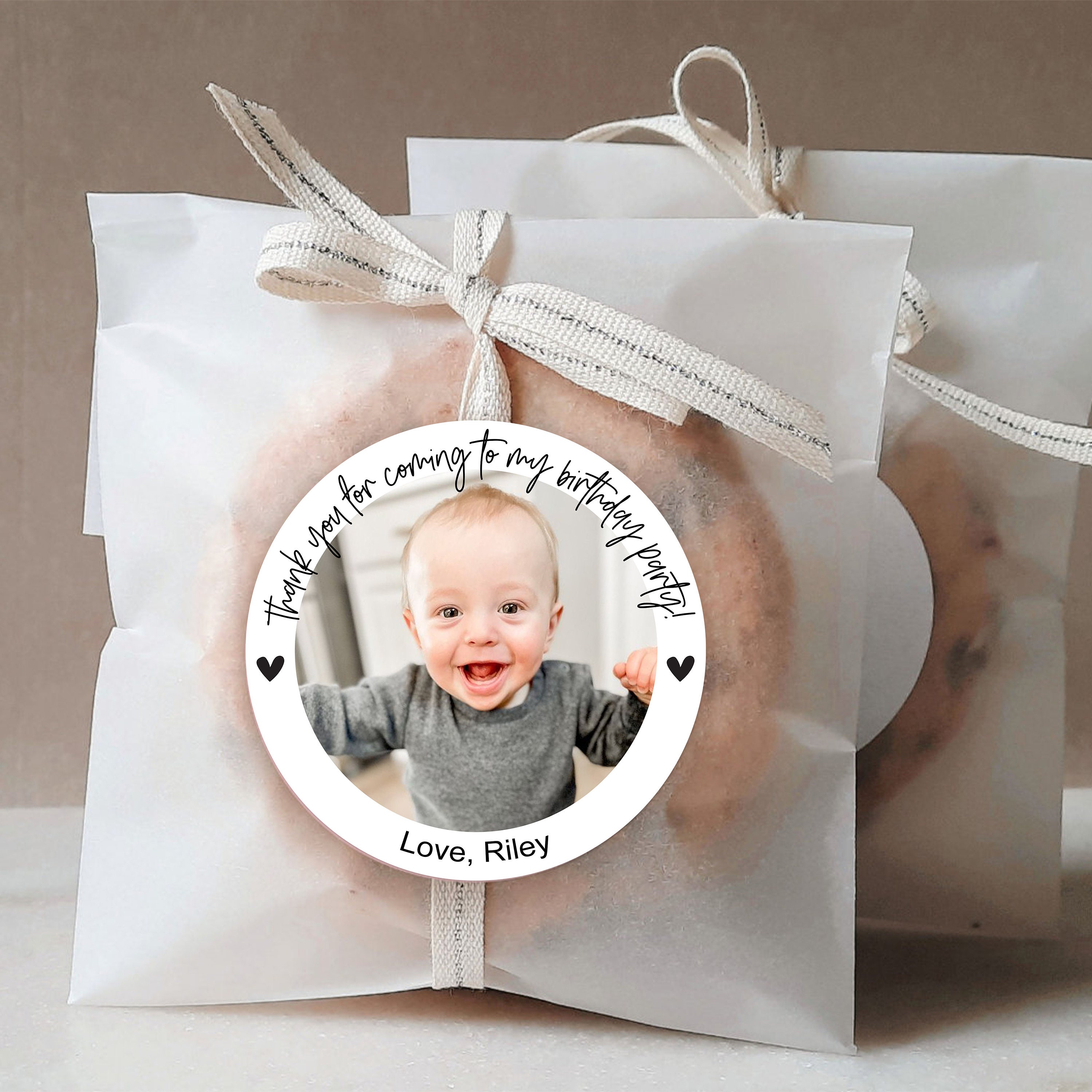 Birthday Photo Stickers/custom Birthday Labels/photo Birthday Stickers ...