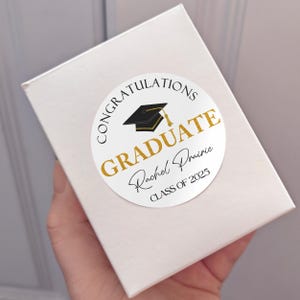 Graduation Stickers/class of 2024/personalized Graduation Sticker ...