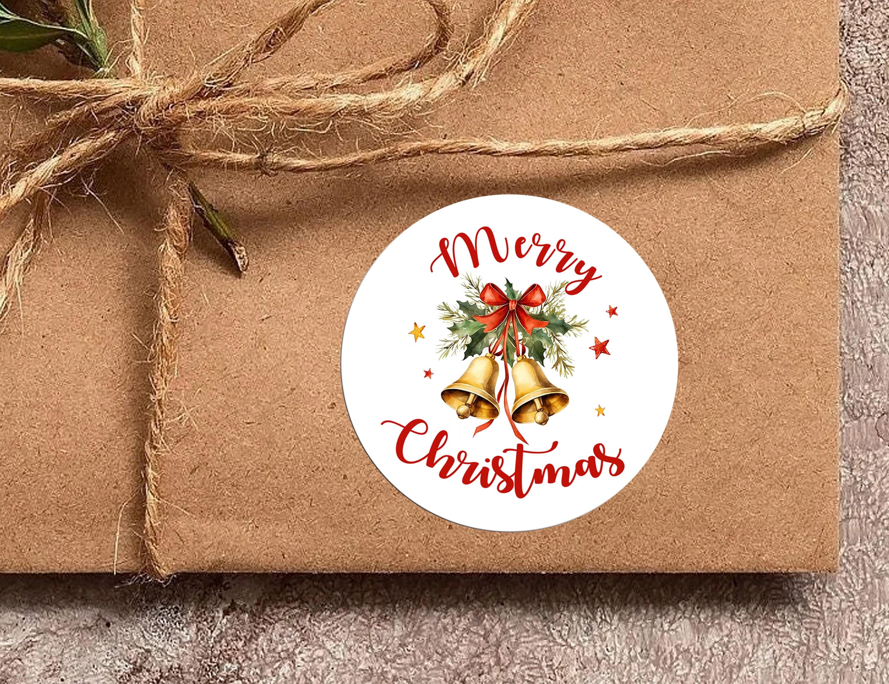 Christmas Gift Stickers/christmas Wrapping Sticker/merry Christmas ...