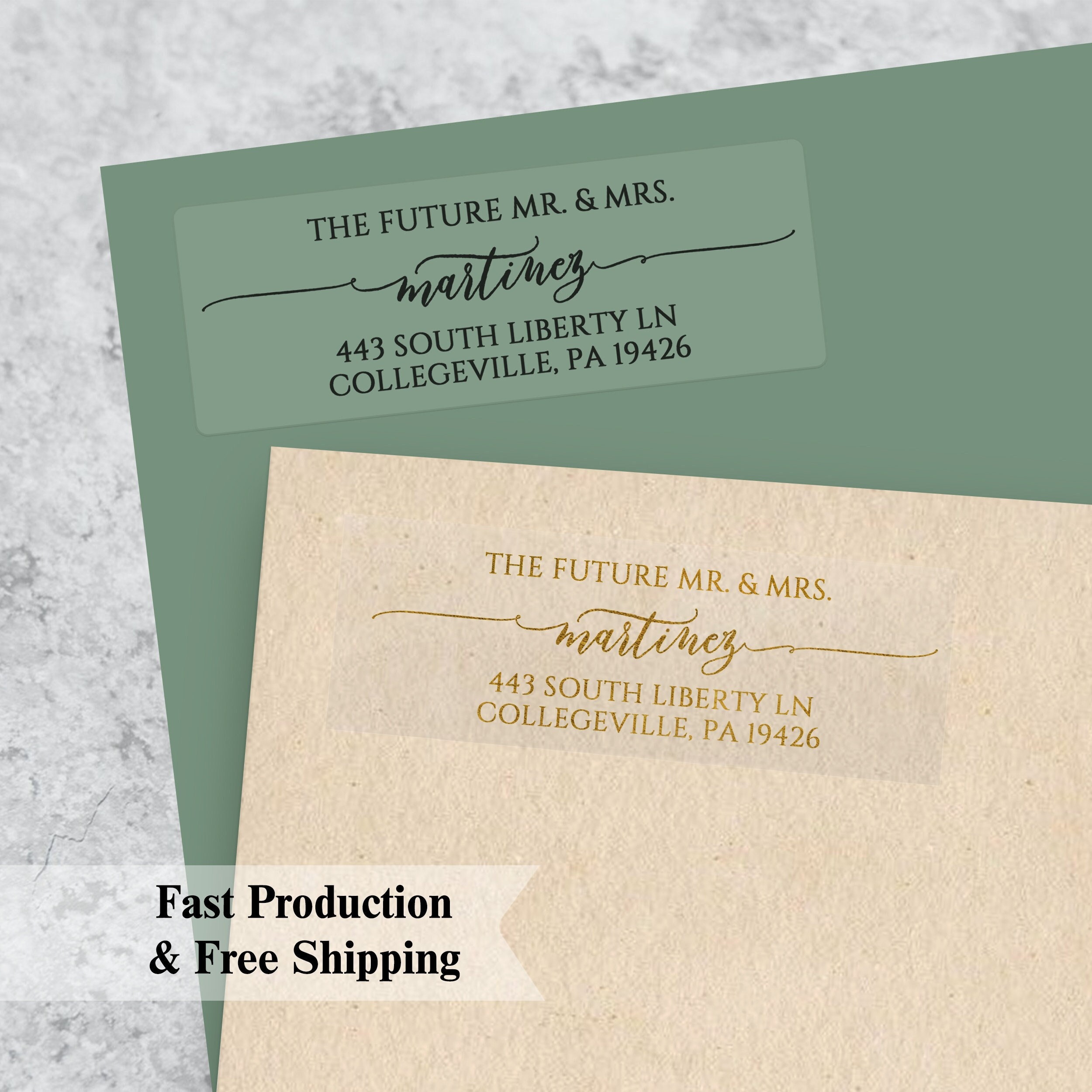 Return Address Labels for Wedding Personalized Address Stickers Wedding ...