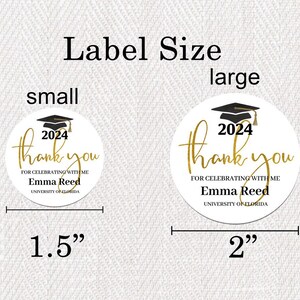 Graduation Stickers/custom Graduation Labels/graduation Decorations ...