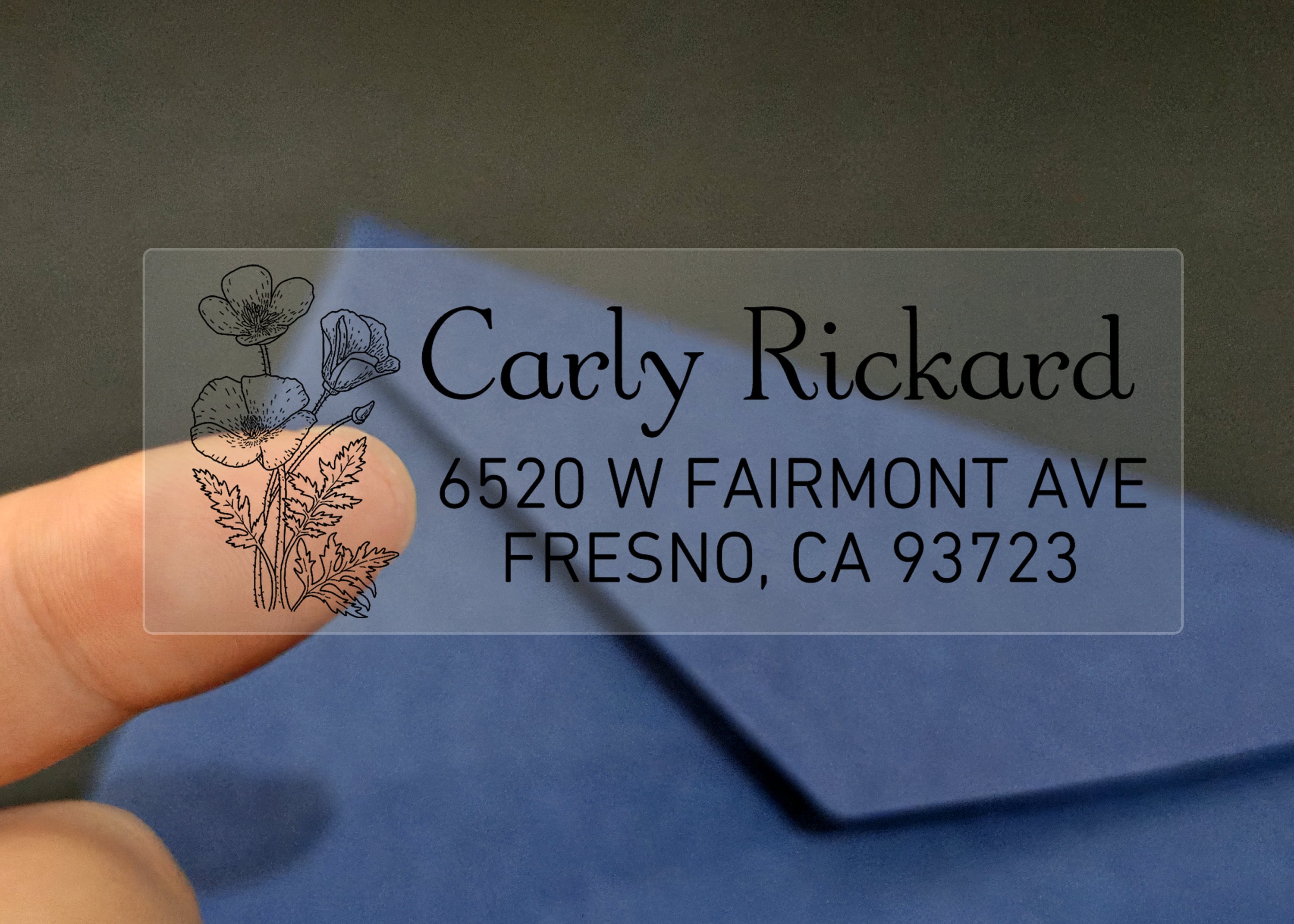 Floral Return Address Labels/american State Flowers Printed Mailing ...