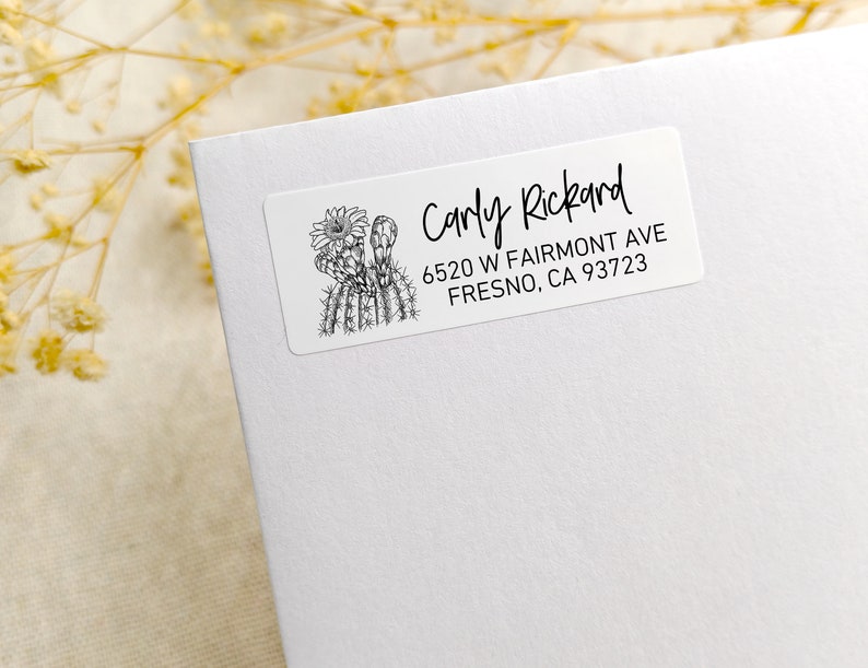 Floral Return Address Labels/american State Flowers Printed Mailing ...