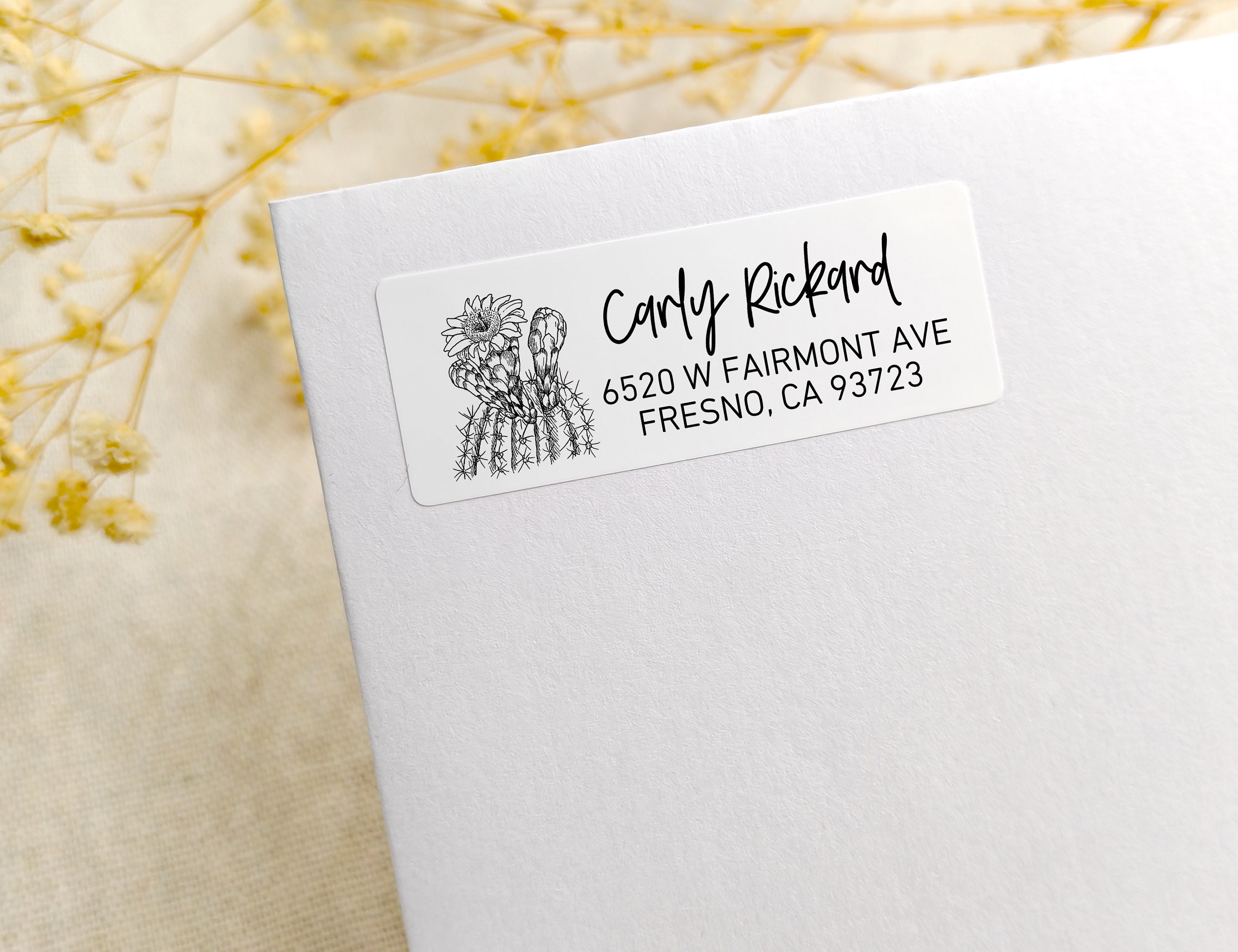 Floral Return Address Labels/american State Flowers Printed Mailing ...
