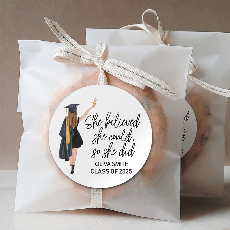 Class of 2025 Graduation Stickers/graduation Thank You Stickers/custom ...