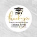 2025 Graduation Thank You Favor Labels/graduation Decorations 2025 ...