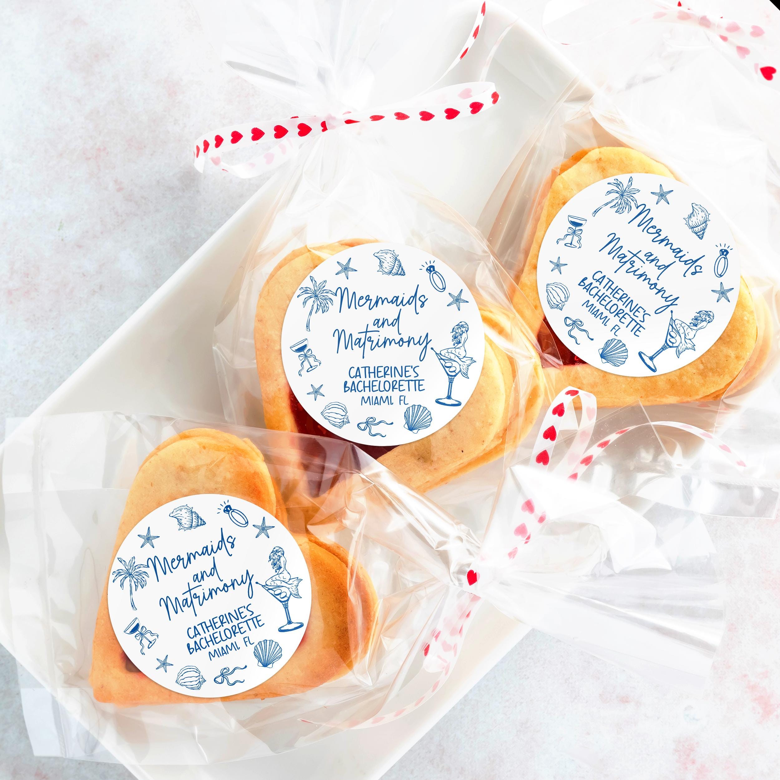 Personalized Bule Hen Party Favor Stickers/mermaids and Matrimony ...