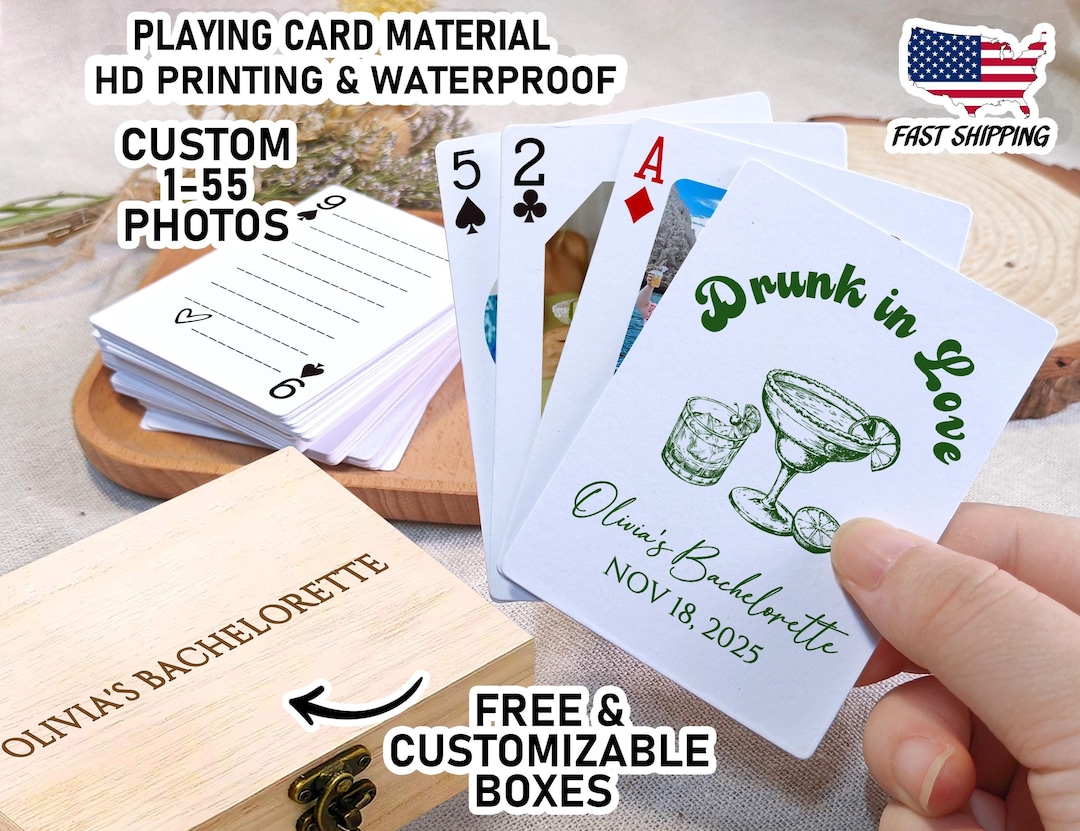 Drunk in Love Bachelorette Party Playing Card/hen Party Game Playing ...