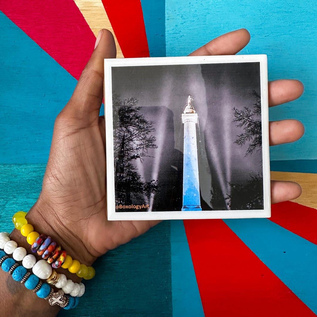 Washington Monument Photo Tile Coaster - Etsy