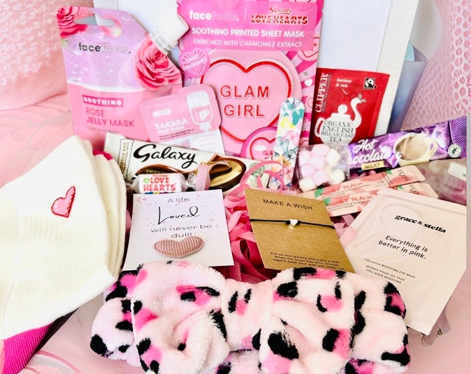Pamper Gift Box for Her Teenage Tween Birthday Sleep Over Pamper Self ...
