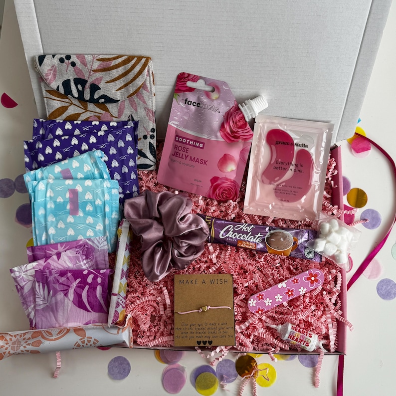Period Gift Box, Luxury Pamper Hamper for Her, Self Care Gift, Period ...