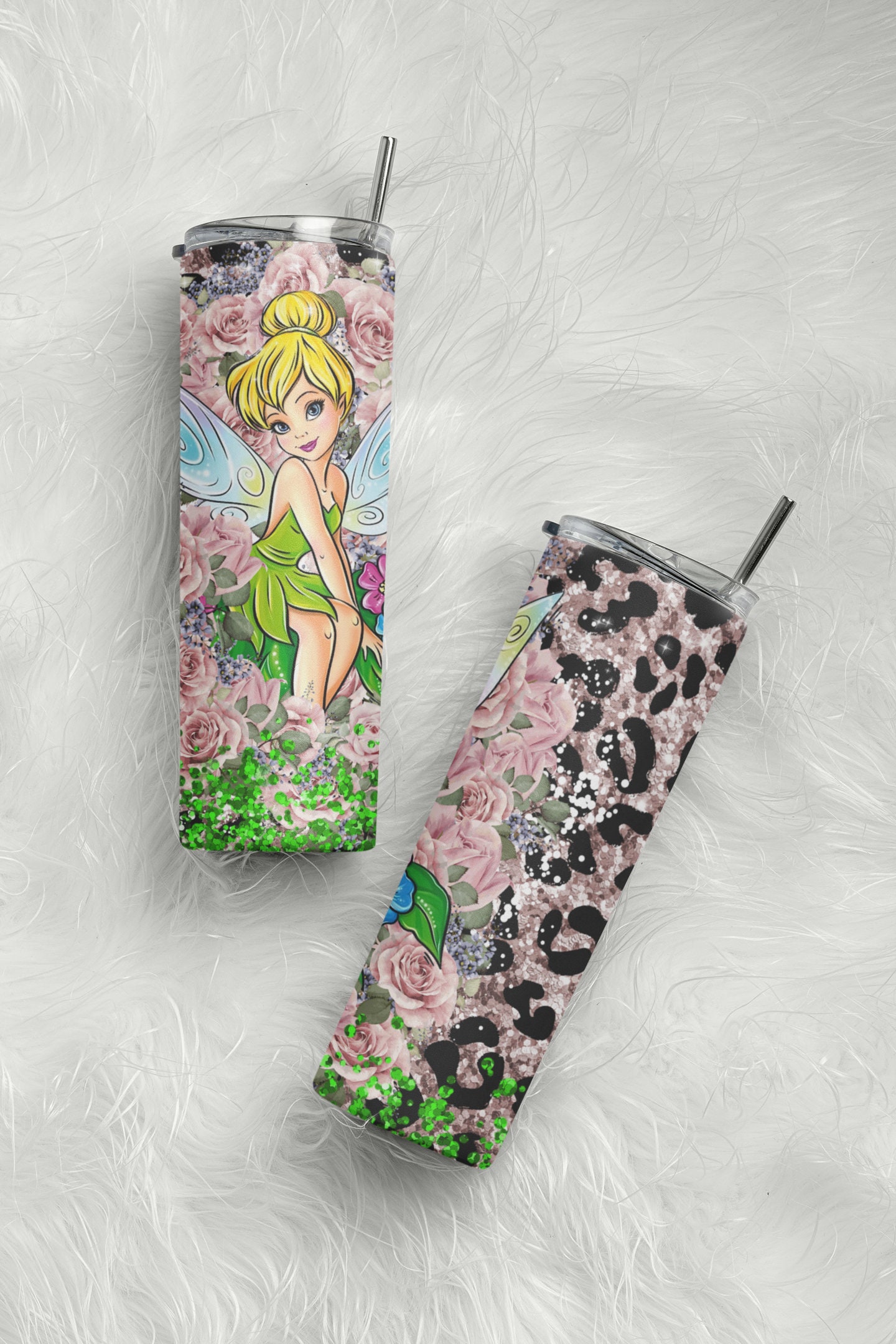 20 Oz Tumbler Wrap Cartoon Tinkerbell - Etsy