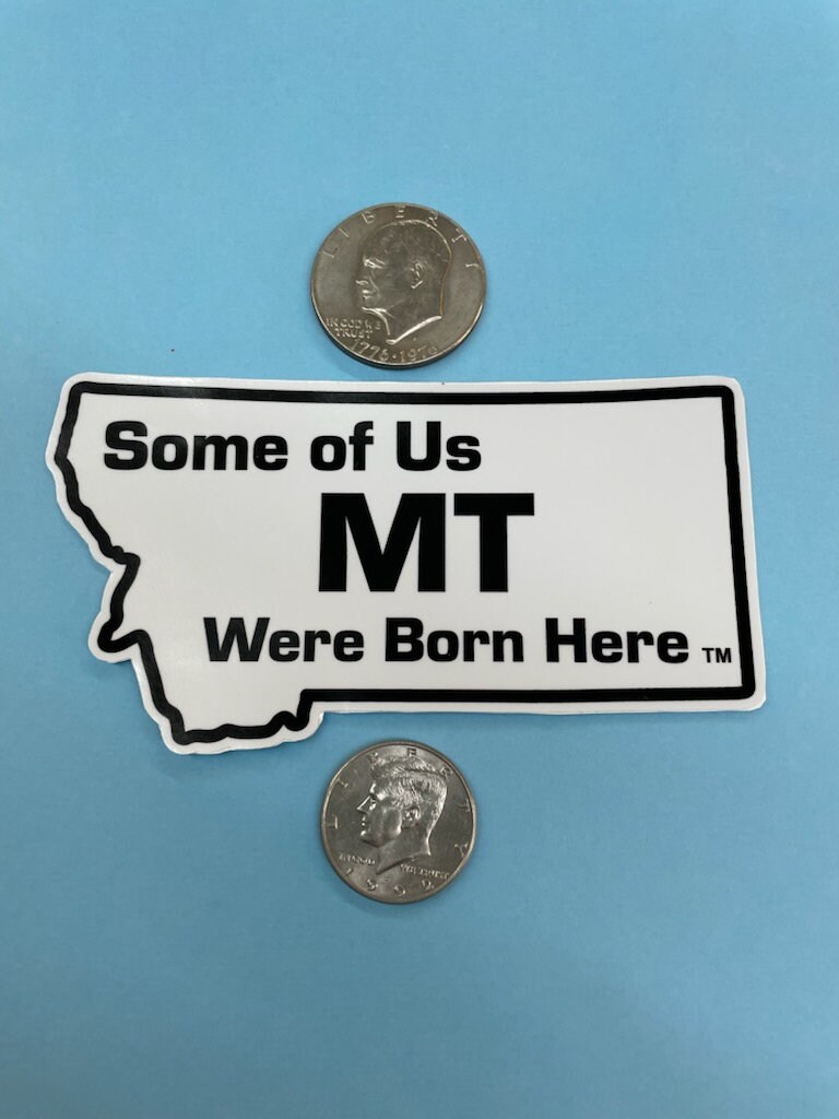 Montana Sticker Decal, Montana State Sticker, Montana Map Sticker, Big ...