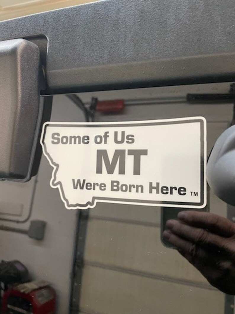 Montana Sticker Decal, Montana State Sticker, Montana Map Sticker, Big ...